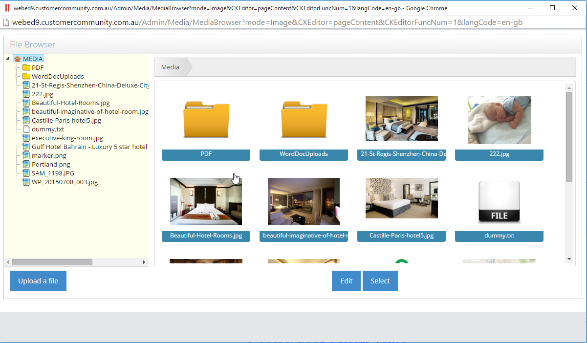 WebEd User Guide - Uploading Documents
